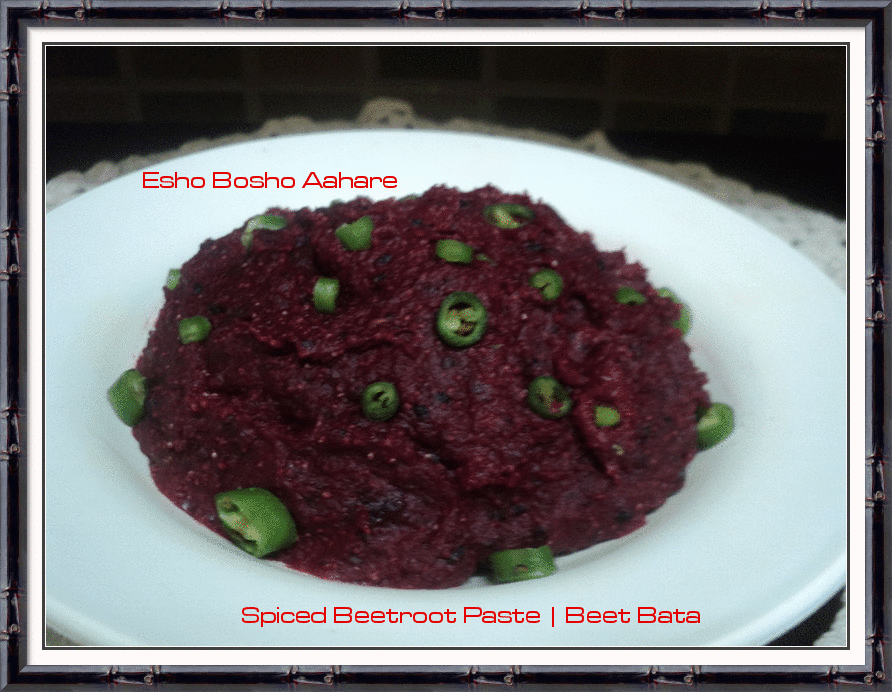 Spiced Beetroot Paste | Beet Bata | Thakur Barir Ranna | Bengali Recipe ...