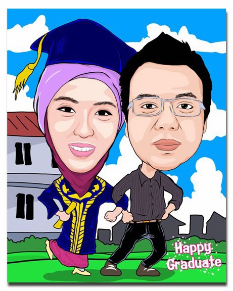 Jasa Karikatur Di Medan Karikatur Wisuda