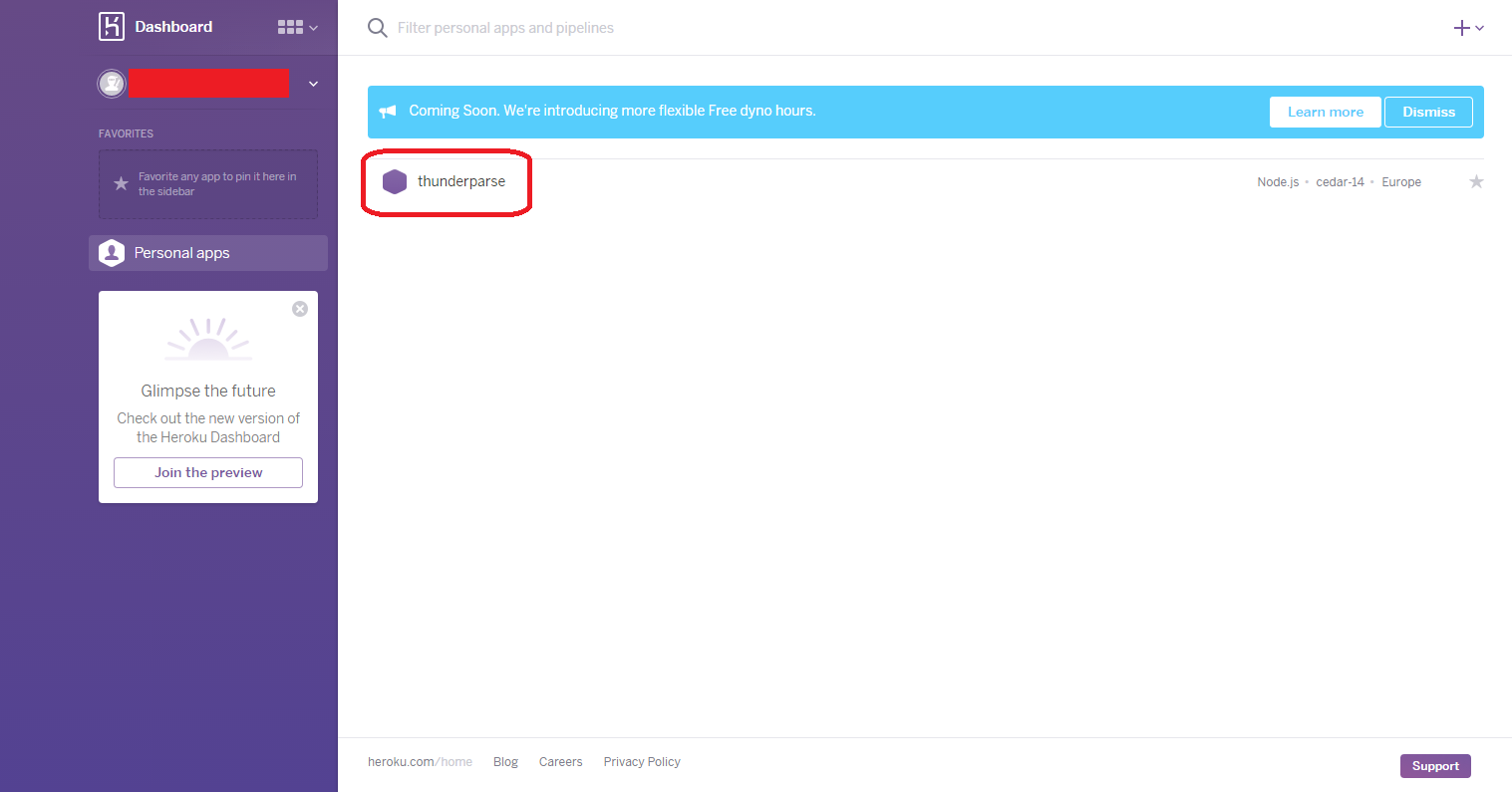 Deploying a PARSE server to Heroku