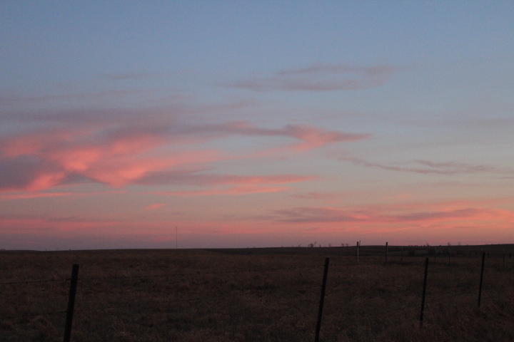Kanna Glass Studios: Artfully Meandering: A Kansas Prairie Sunset