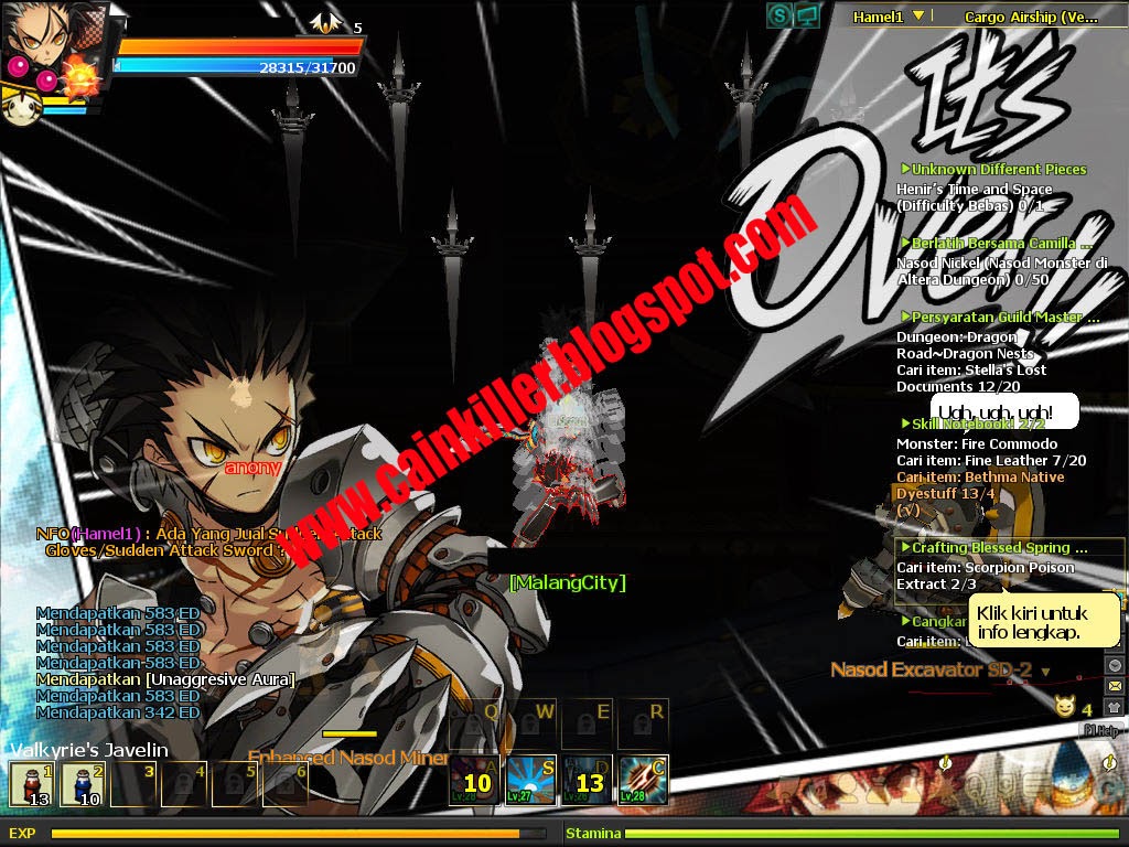 Cheat Elsword Indonesia Auto Kill 2 Maret 2014