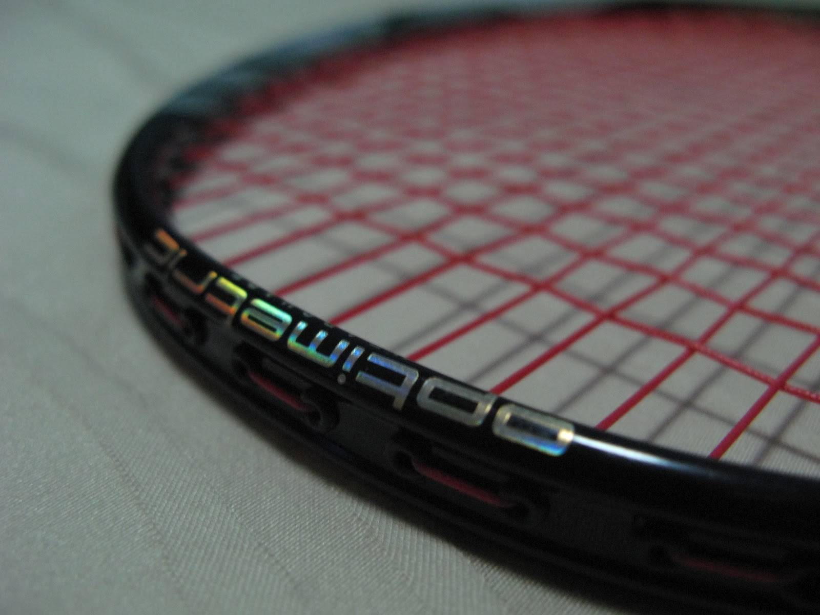 BADMINTON: Badminton Racket First Look: Carlton Vapour Trail Elite 2011