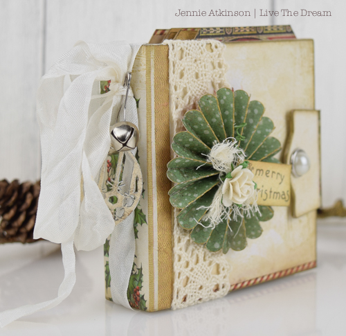 Mini Album Makers Challenge: Cascading Christmas Mini Album by Jennie ...