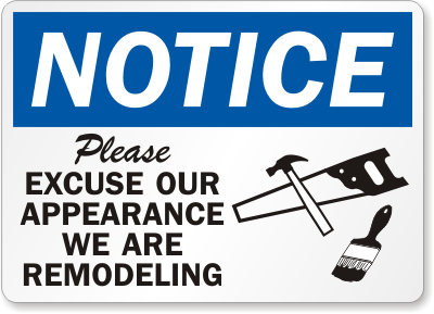 The Highland Inn: Pardon our progress....