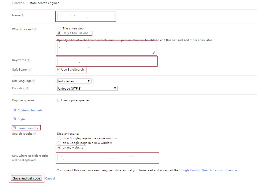 Cara Membuat Custom Search Engine di Google Adsense - TaufiqHdyt.com