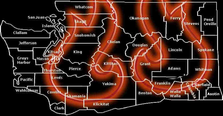 Washington State Dnr Fire Map - Map