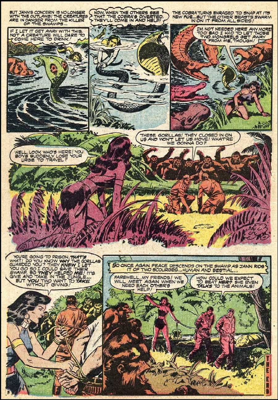 Jungle Girl Quicksand Comics
