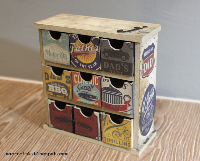 Mac & Ink: Dad's Retro Chest of Mini Drawers