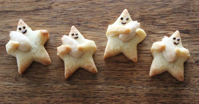 Kerstins kreative Küche: Sterne mit Mandeln