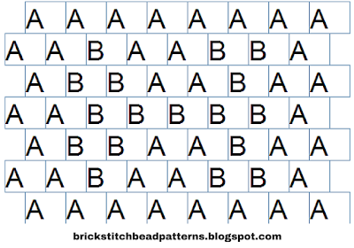 Brick Stitch Bead Patterns Journal: H - Alphabet 1 Free Brick Stitch ...