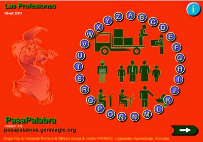 CEIP VALDESPARTERA: el blog del cole: Pasapalabra Las profesiones 2