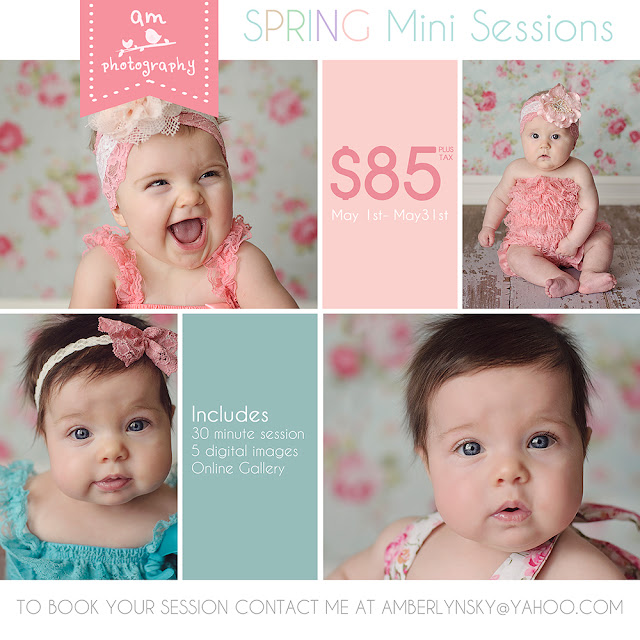 Spring Mini Sessions | Utah Infant Photographer | AM Photography