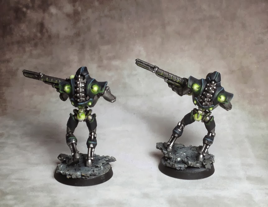 Kung-Fused Creations: How to paint Necron Deathmarks III - the Glow Effect