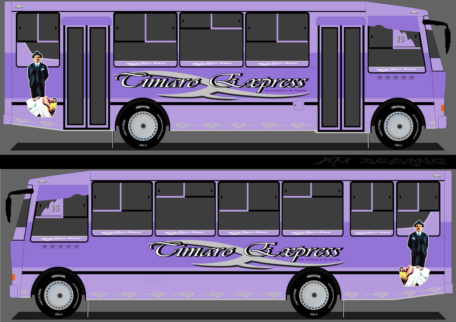 Diseños Autobuses Venezuela: Encavas Pintadas