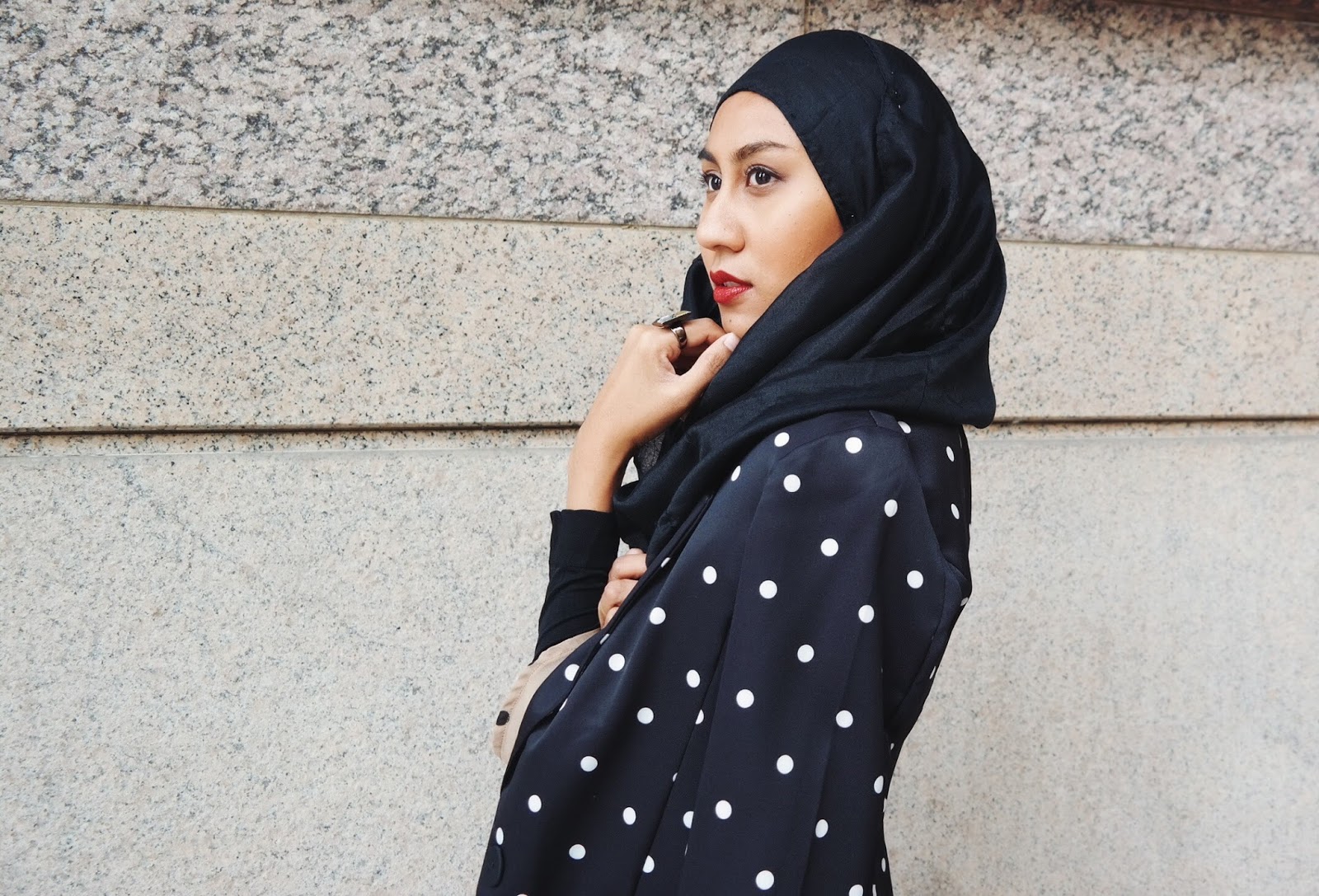 Polka Dots Blazer & Polka Dots Dress — The Good Weekender