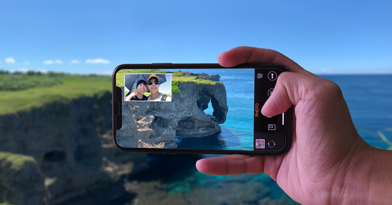 Enable Front & Back Simultaneous Video Recording on iOS 13 with this App