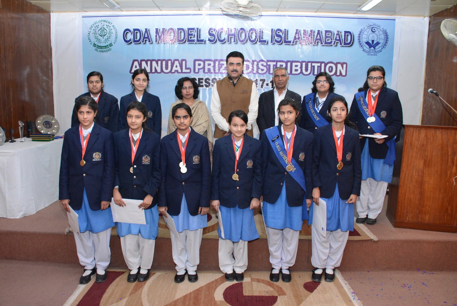 CDA MODEL SCHOOL I-9 ISLAMABAD: ANNUAL PRIZE DISTRIBUTION CEREMONY 2018