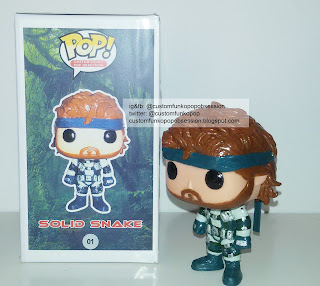 Metal Gear Solid Custom Funko Pop Of Solid Snake