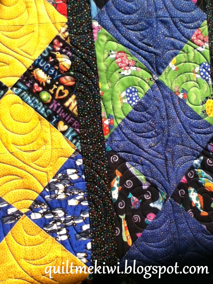 quiltmekiwi: Kiwiana quilt and birthday loot!