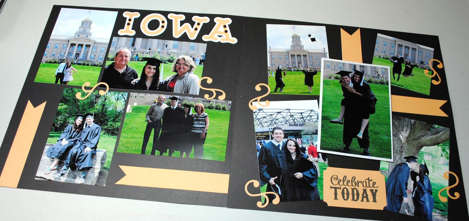 Good Golly, Ms. Molly!: University of Iowa Graduation Layouts