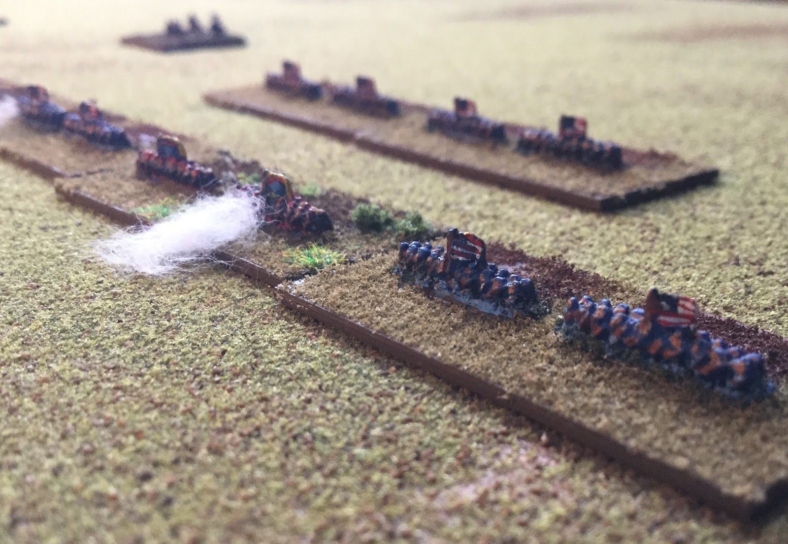 On Senlac Hill: 2mm ACW ... progress!