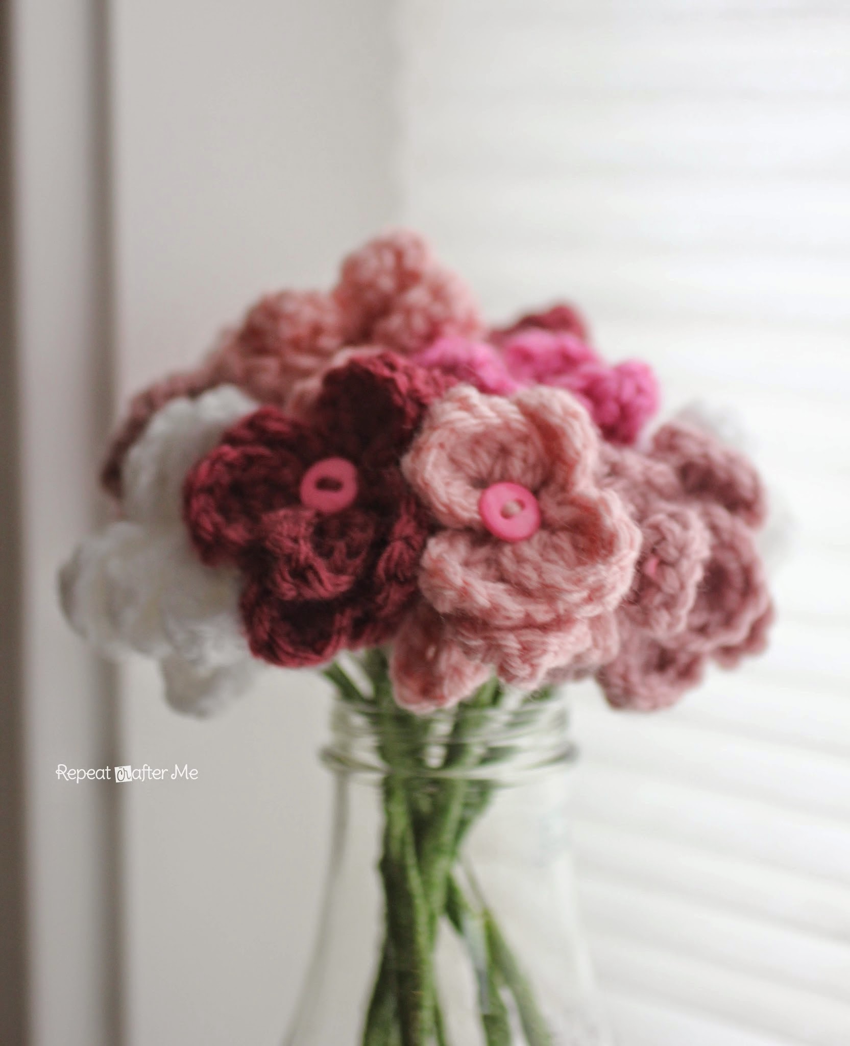 Once you make a bunch of these, you can tie the stems together with ...