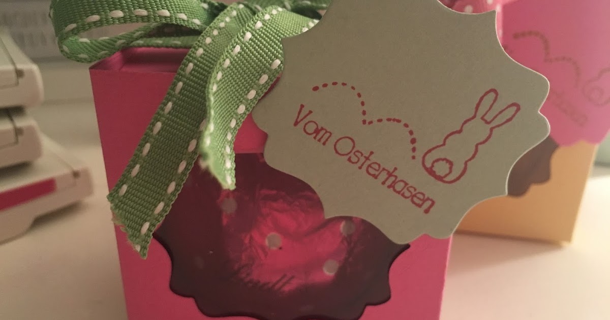 Ostern Teil III - Eine Verpackung für das Lindt-Schoko-Huhn (Tutorial)