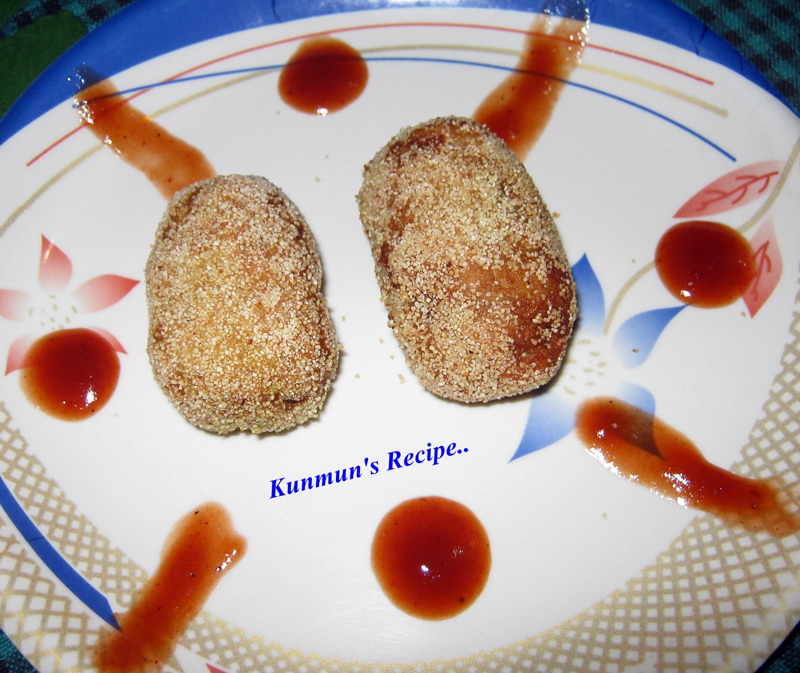 Kunmun's Delicious Kitchen: VEGETABLE CUTLET (VEGETABLE CHOP)