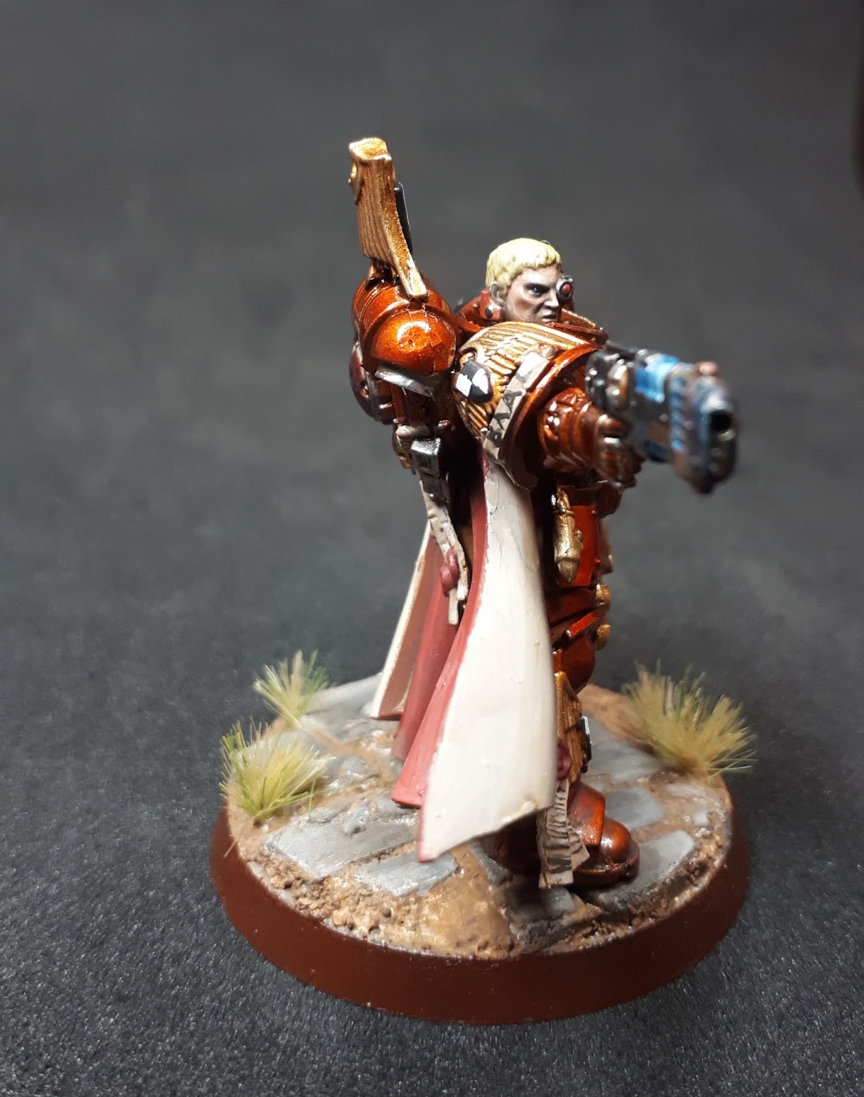 WarGameHobby: Primaris Captain with Power fist and plasma gun - Blood ...