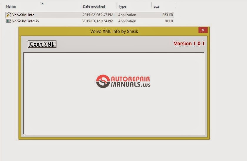 Keygen Autorepairmanuals.ws: Volvo XML info 1.0.1