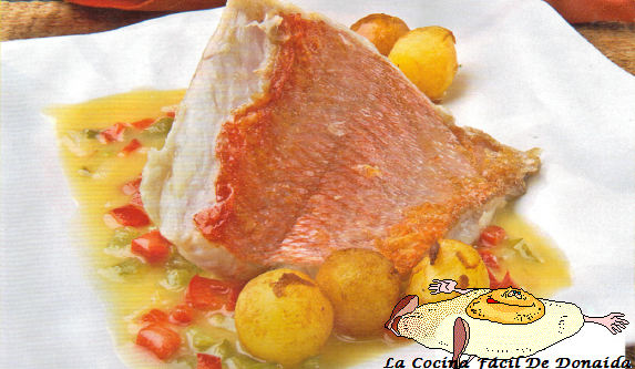 La Cocina Fácil De Donaida: Pescado de roca en salsa