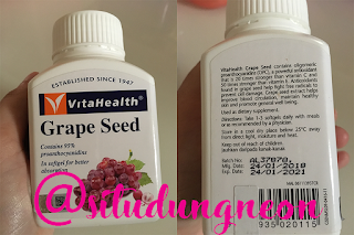 Syafiqah Al: Sebelum dan Selepas Review: Supplement Grape Seed ...