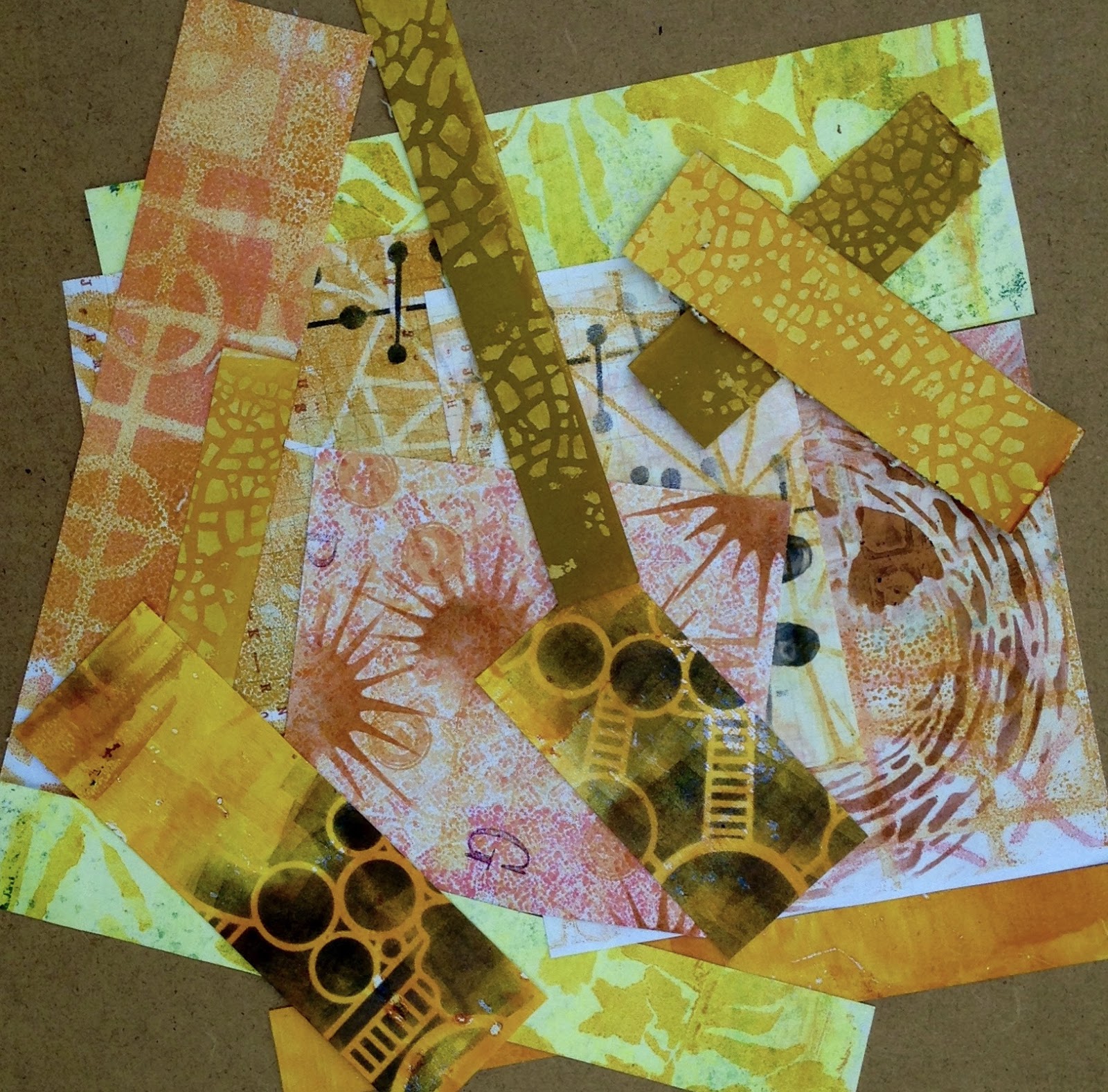 StencilGirl Talk: Stored in My Studio: Collage All The Nice Bits Together