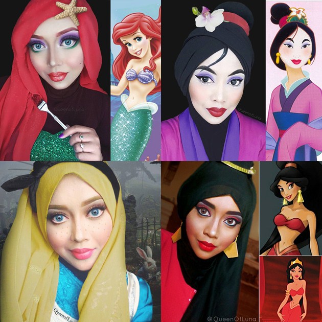 Ubah Hijab Jadi Mirip Princess Disney, Wanita Ini Banjir Pujian Netter ...