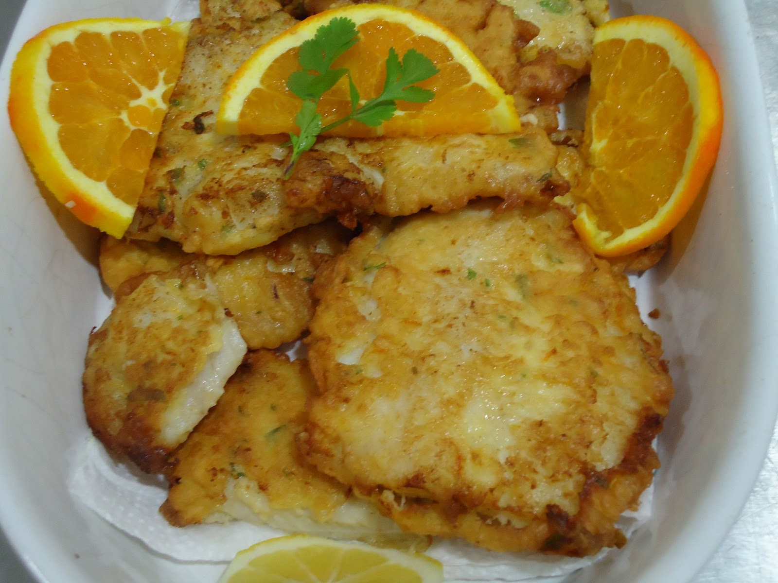 Doce Tentação: filetes de pescada em polme aromático de ervas e laranja ...