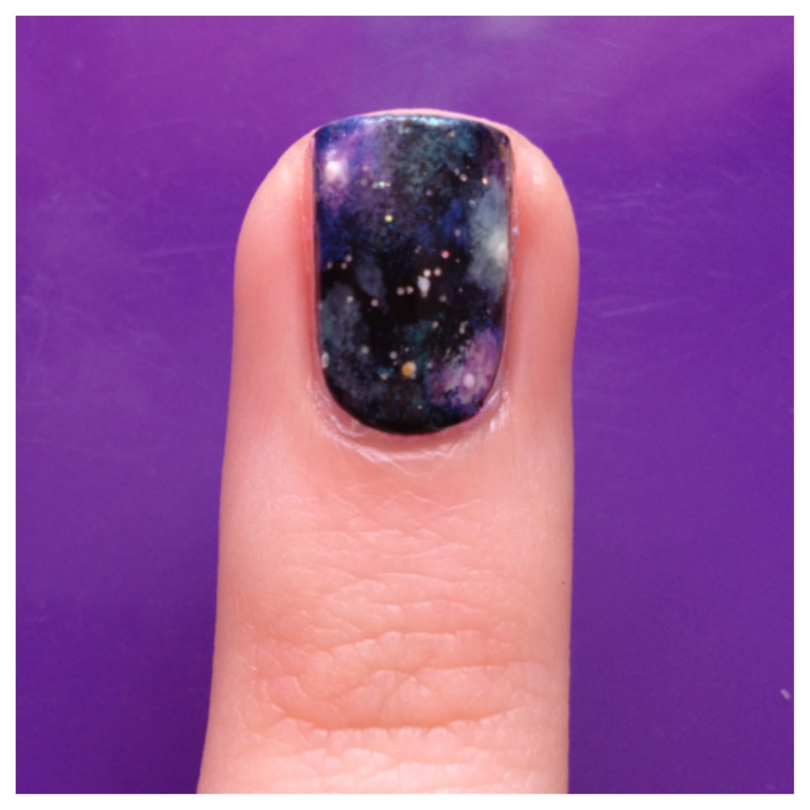 Aubrey Hannah: Galaxy Nails (Tutorial)