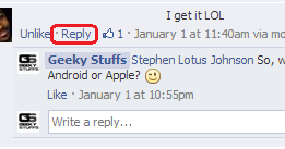 HOW TO : Enable the Reply Option in Comments on Facebook Profile ...
