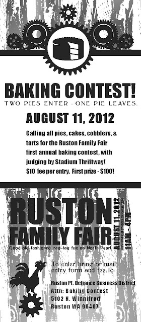 RUSTON FAMILY FAIR: Baking Contest Entry Form