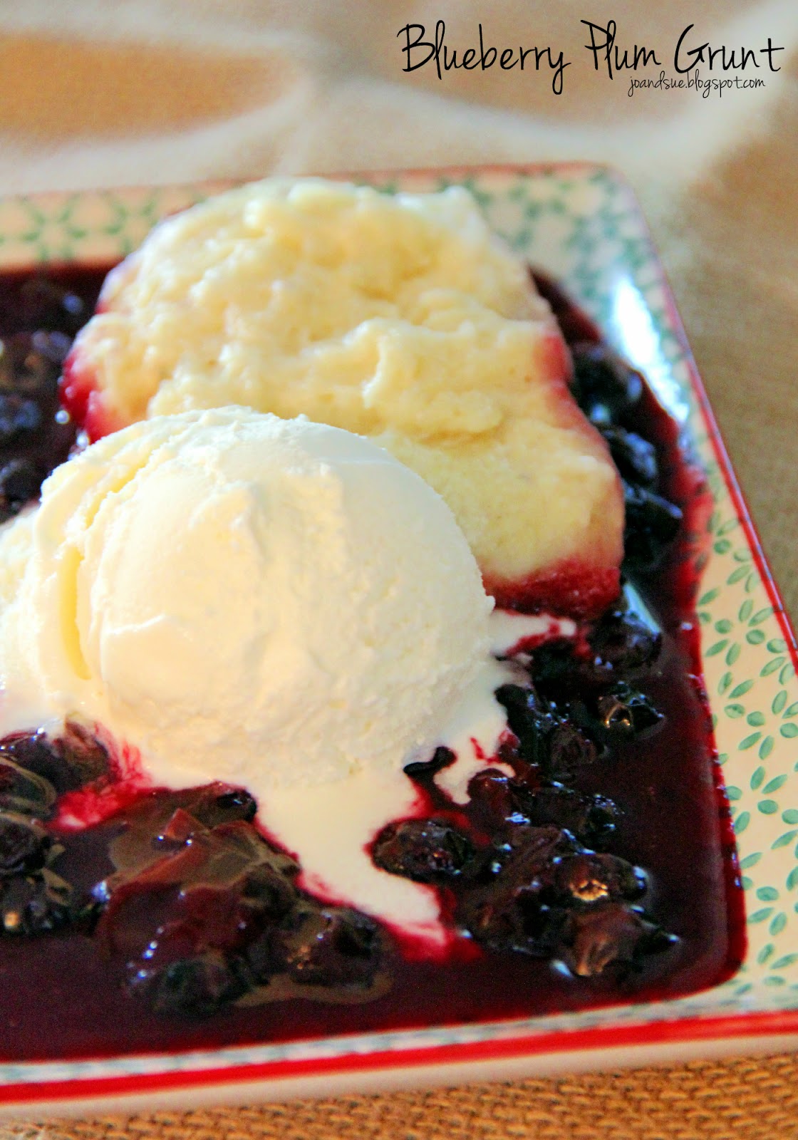 Jo and Sue: Blueberry Plum Grunt