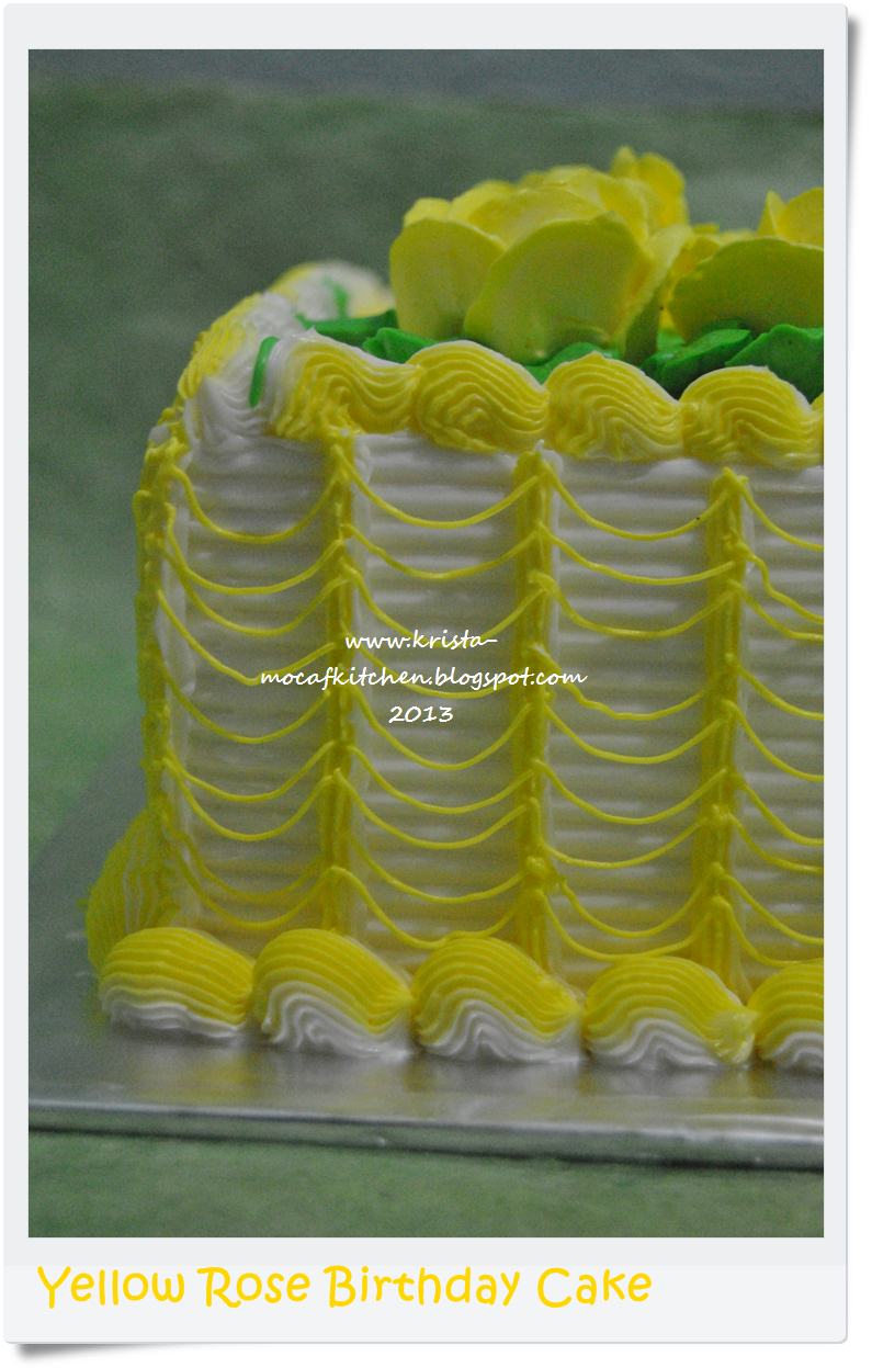 KRISTA MOCAF KITCHEN: Yellow Rose Birthday Cake