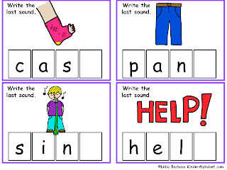 Blog Hoppin': CVCC Word Work- Free Printables