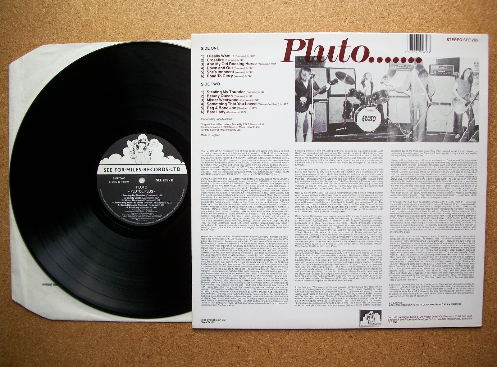 johnkatsmc5: Pluto“Pluto” 1971 UK Heavy Prog Blues Rock