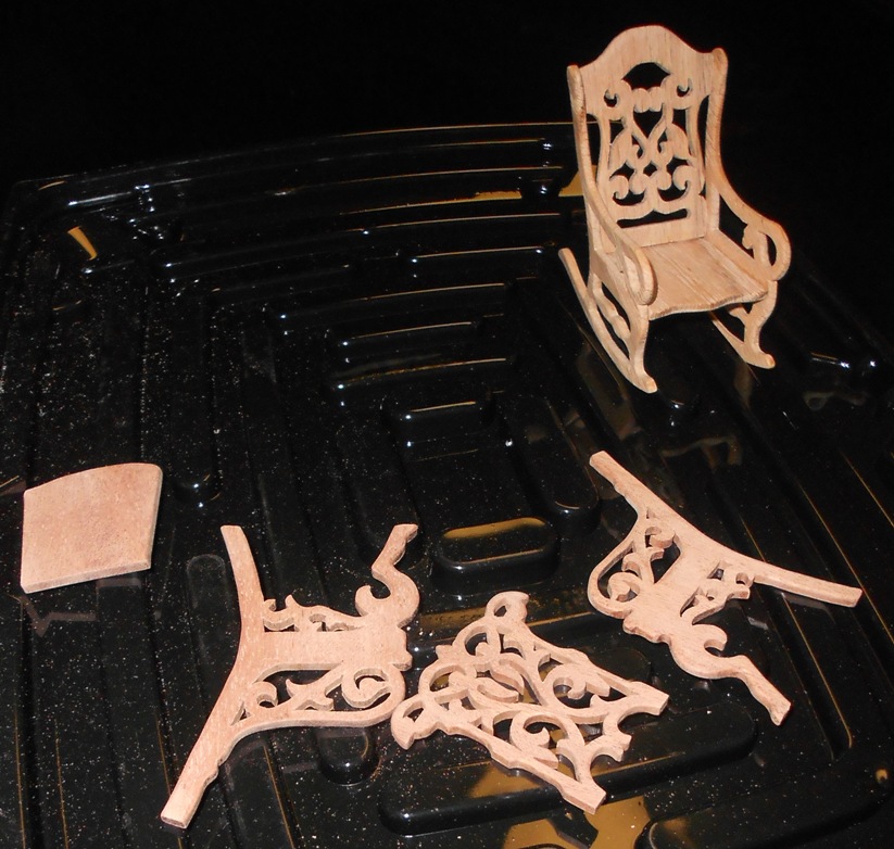 Natalia's Fine Needlework: Rocking Chair and shelves