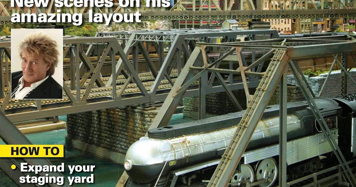 ROD STEWART IN MODEL RAILROADER MAGAZINE