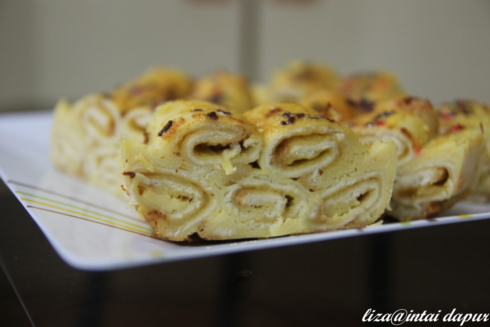 INTAI DAPUR: Puding Roti Gulung Kaya...