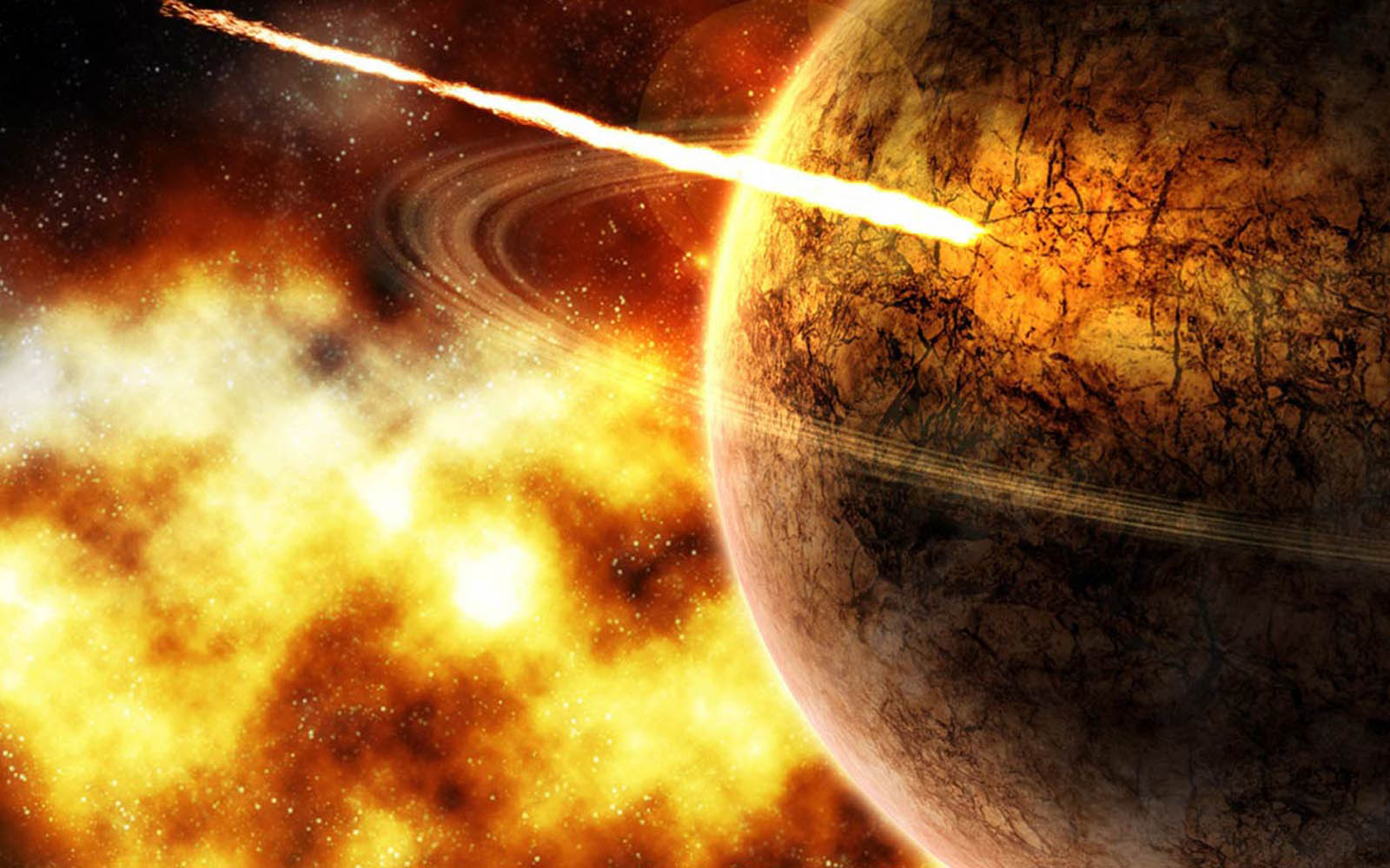 wallpaperforwalls: Fire In Space Wallpapers