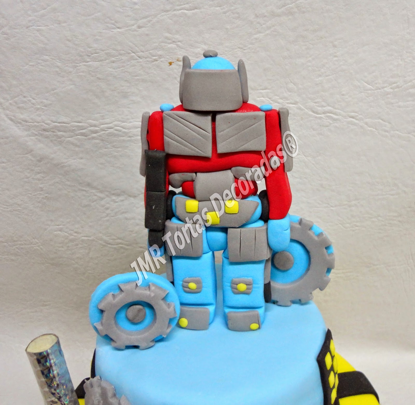 Torta y cookies Transformers Optimus Prime | JMR Tortas Decoradas