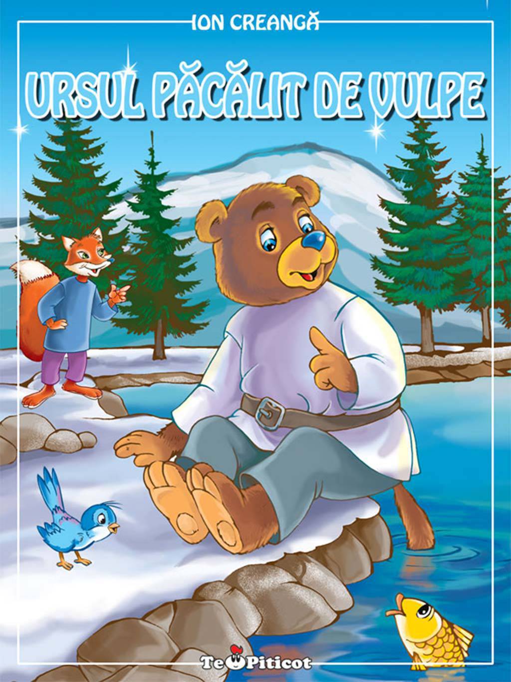 Învață limba română: Ursul păcălit de vulpe