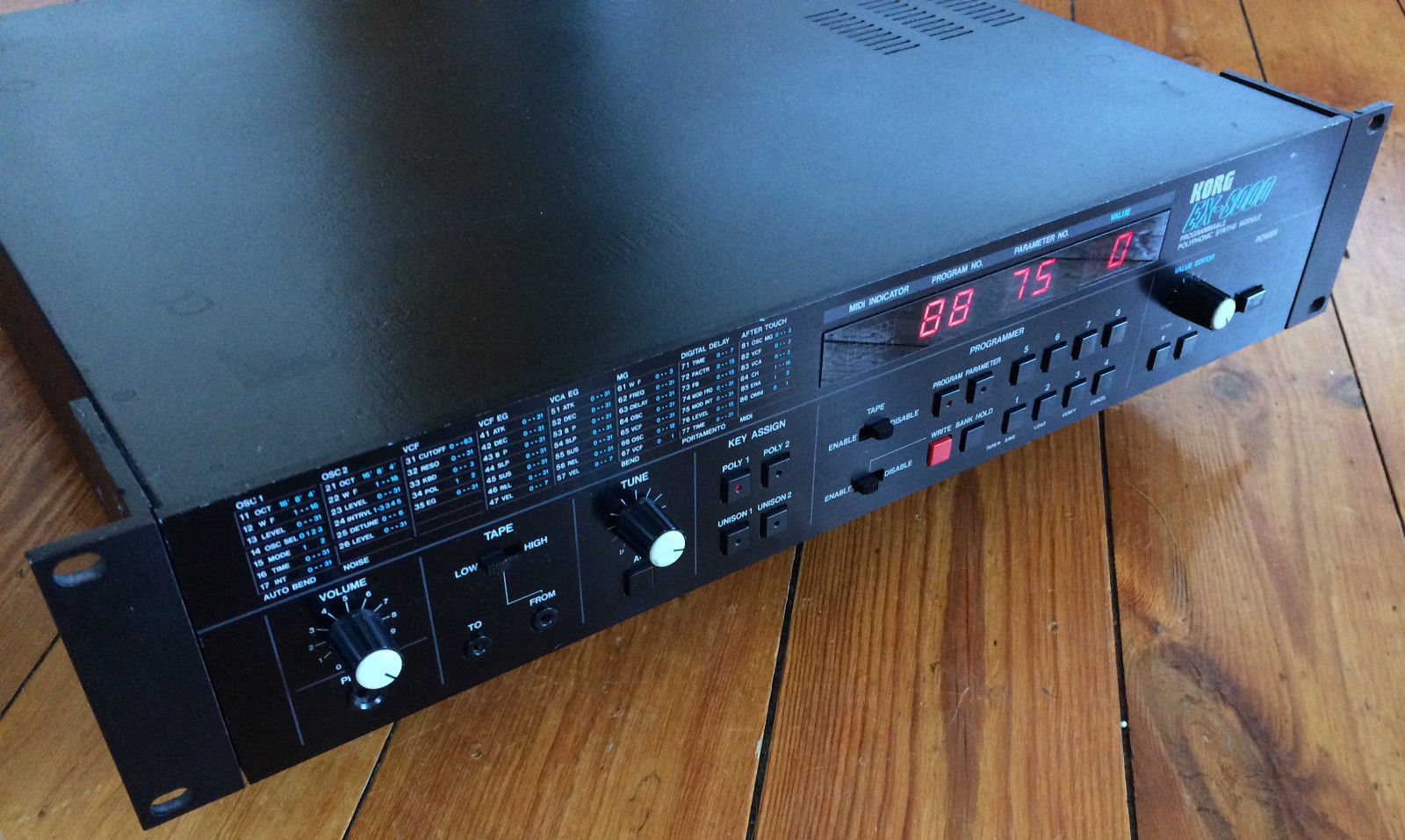 MATRIXSYNTH: KORG EX-8000 Polyphonic Hybrid Digital-Analog Synthesizer