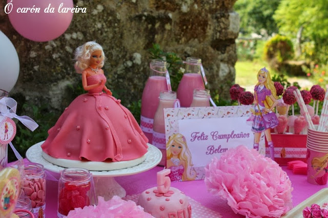 Mesa dulce de Barbie